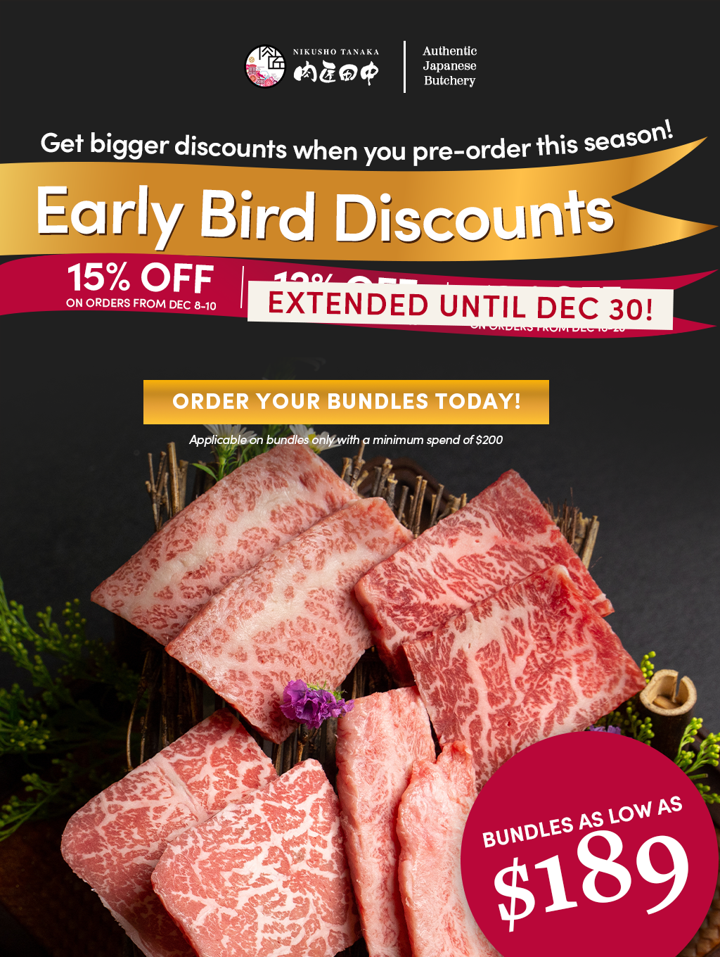 The First Mt. Fuji Wagyu Beef Arrived in Singapore – Nikusho Tanaka